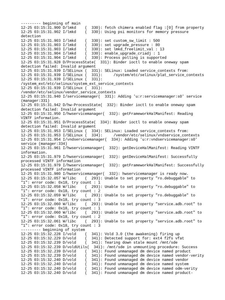 Logcat Home Fota Update Log | PDF | Data Management | Computer Data Storage