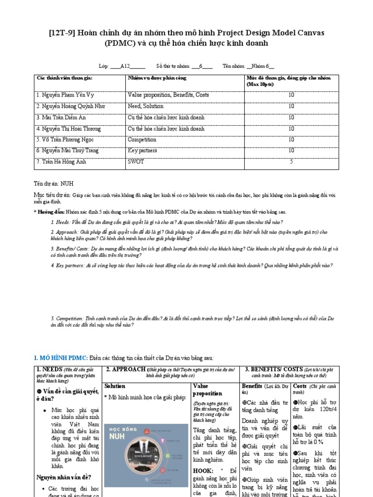 (12T-9) Nhóm 6. | PDF