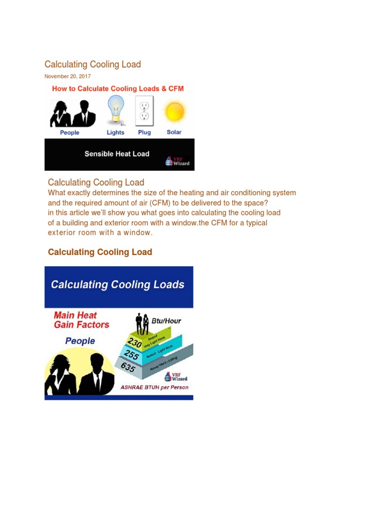 Makalah Calculating Cooling Load | PDF | Heat | Continuum Mechanics