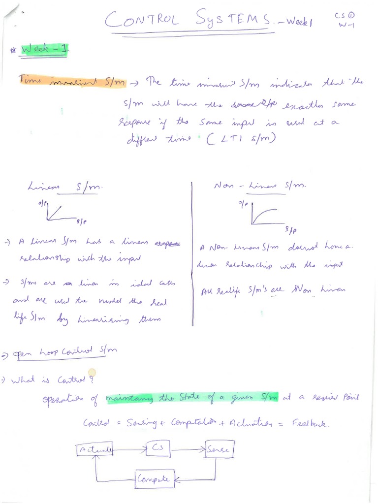 Control System Block Diagram Reduction Notes | PDF