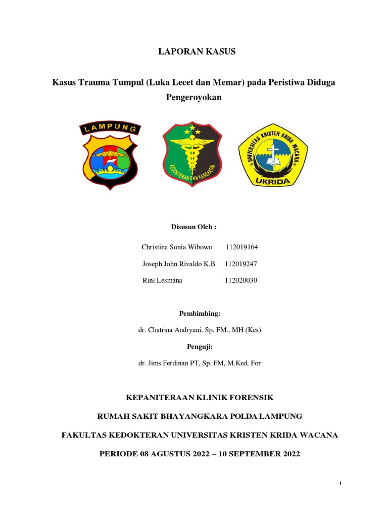 Lapsus Ujian K1 - Final | PDF