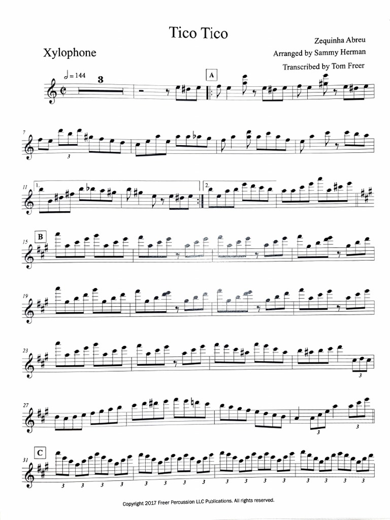 Tico Tico Xylo | PDF