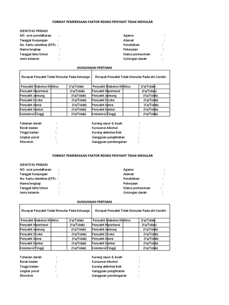 Format DDFR PTM | PDF