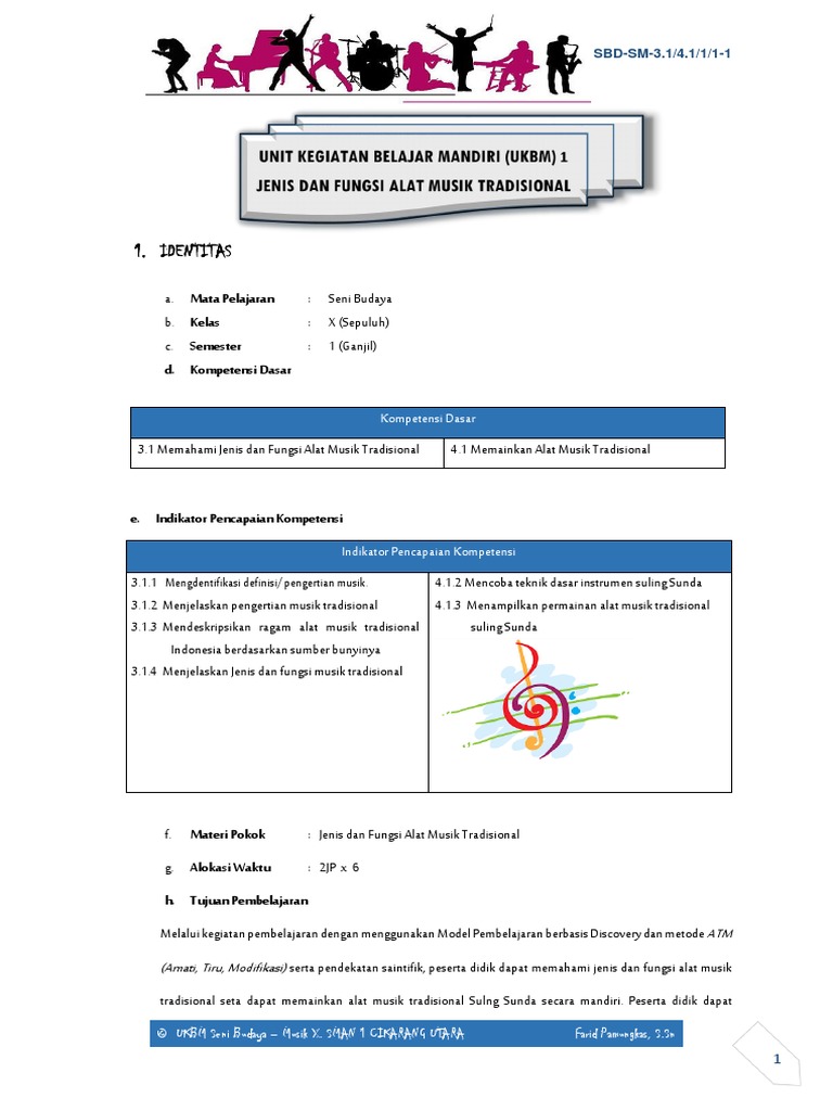 Ukbm 1 SBD-SM | PDF