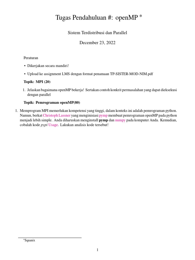 TP SisTerPar P11 | PDF