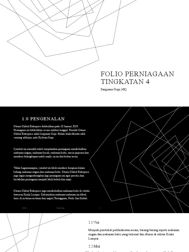 Folio Perniagaan Tingkatan 4 | PDF
