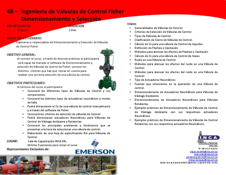 5B-Ingenieria de Valvulas de Control Fisher | PDF | Solenoide | Neumático