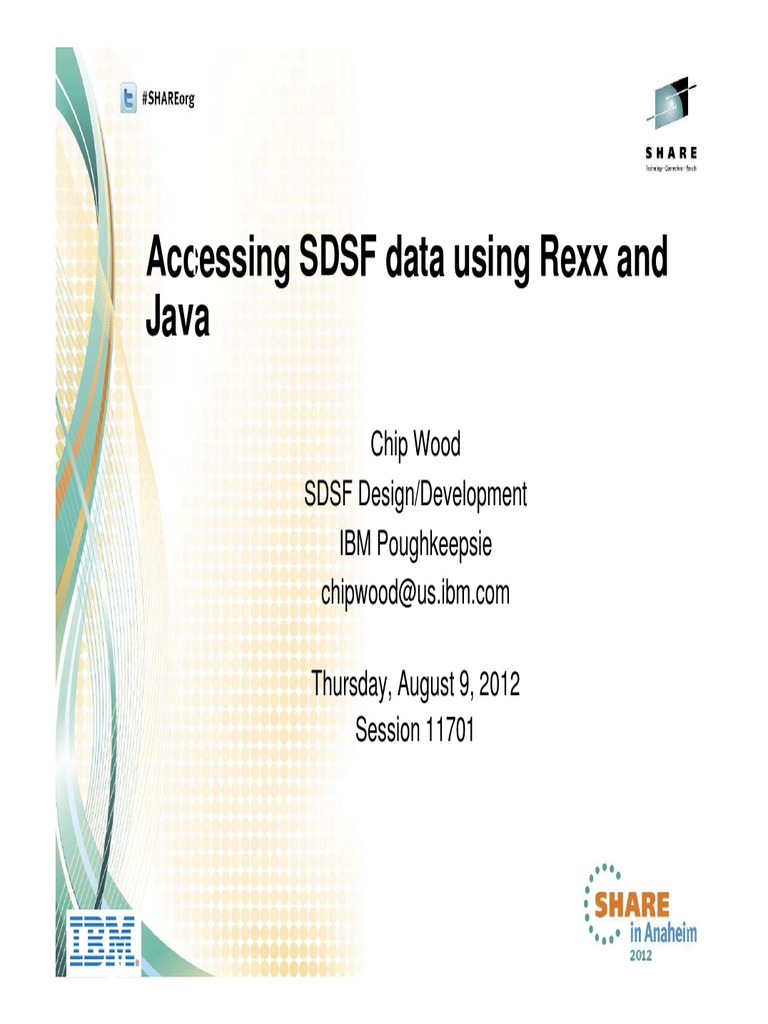 SHARE Anaheim2012 RexxJava | Download Free PDF | Operating System | Java (Programming Language)