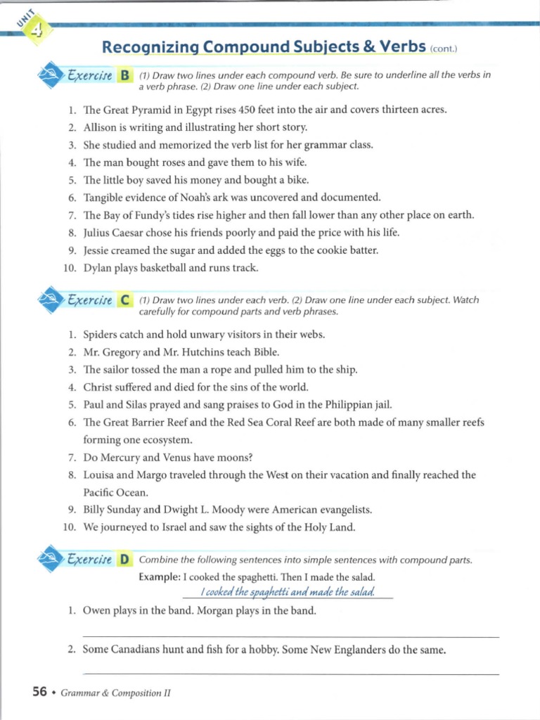 Grammar Composition II Workbook 63 | PDF