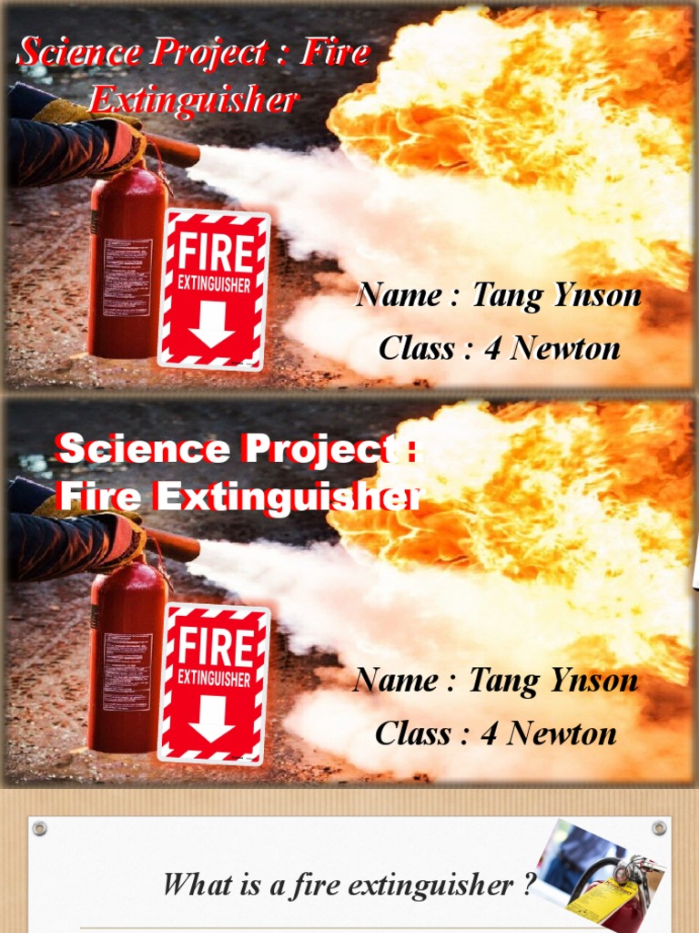 Fire Extinguisher Project for Kids | PDF