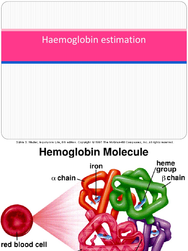 HB Estimation | PDF | Anemia | Hemoglobin
