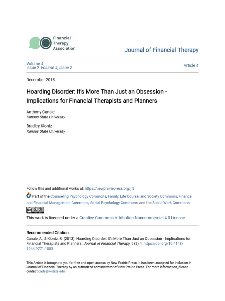 Hoarding Disorder | Download Free PDF | Compulsive Hoarding | Obsessive ...