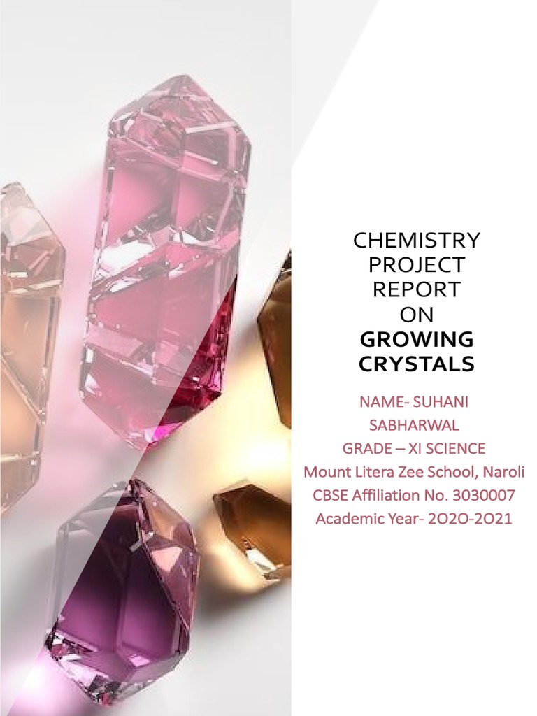 Growing Crystals of Alum: An Experiment in Crystal Formation Through ...
