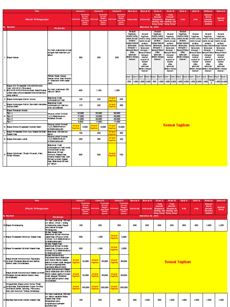 Paket Asuransi Kesehatan | PDF