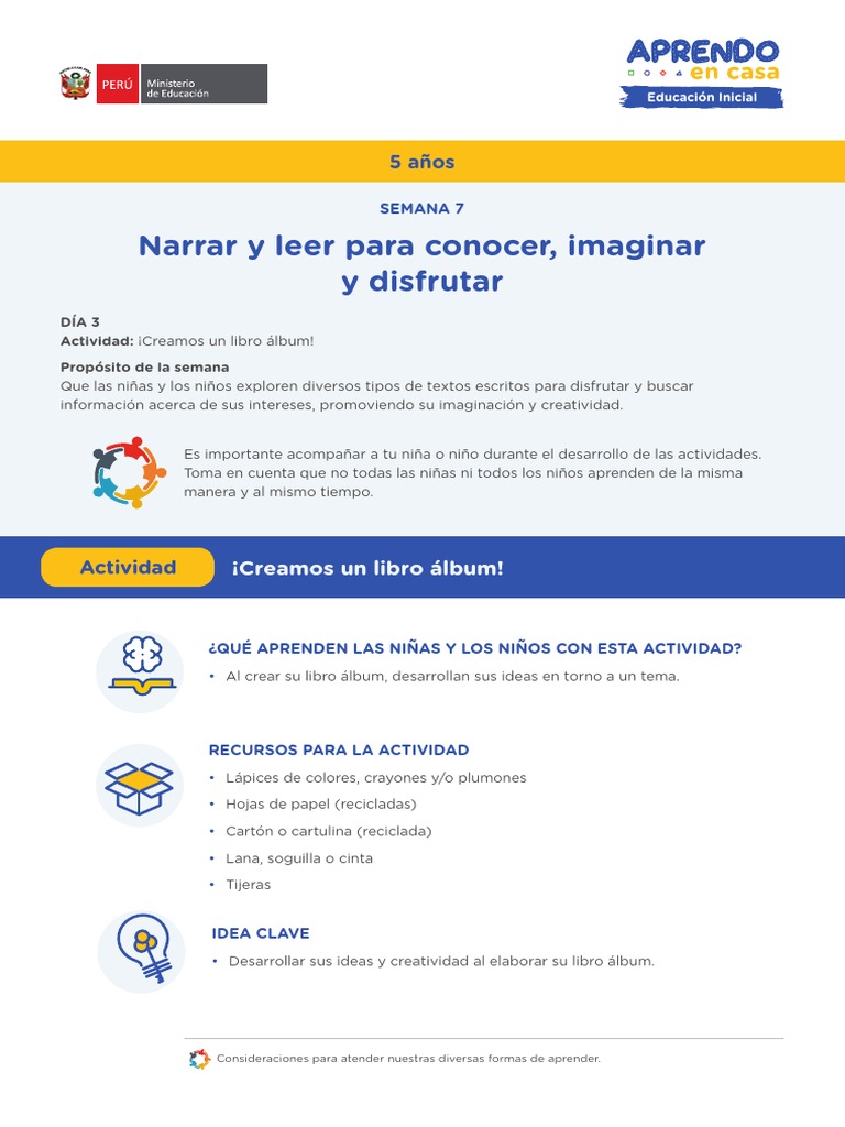Sesion Aprendo En Casa Descargar Gratis Pdf Educación De La Primera
