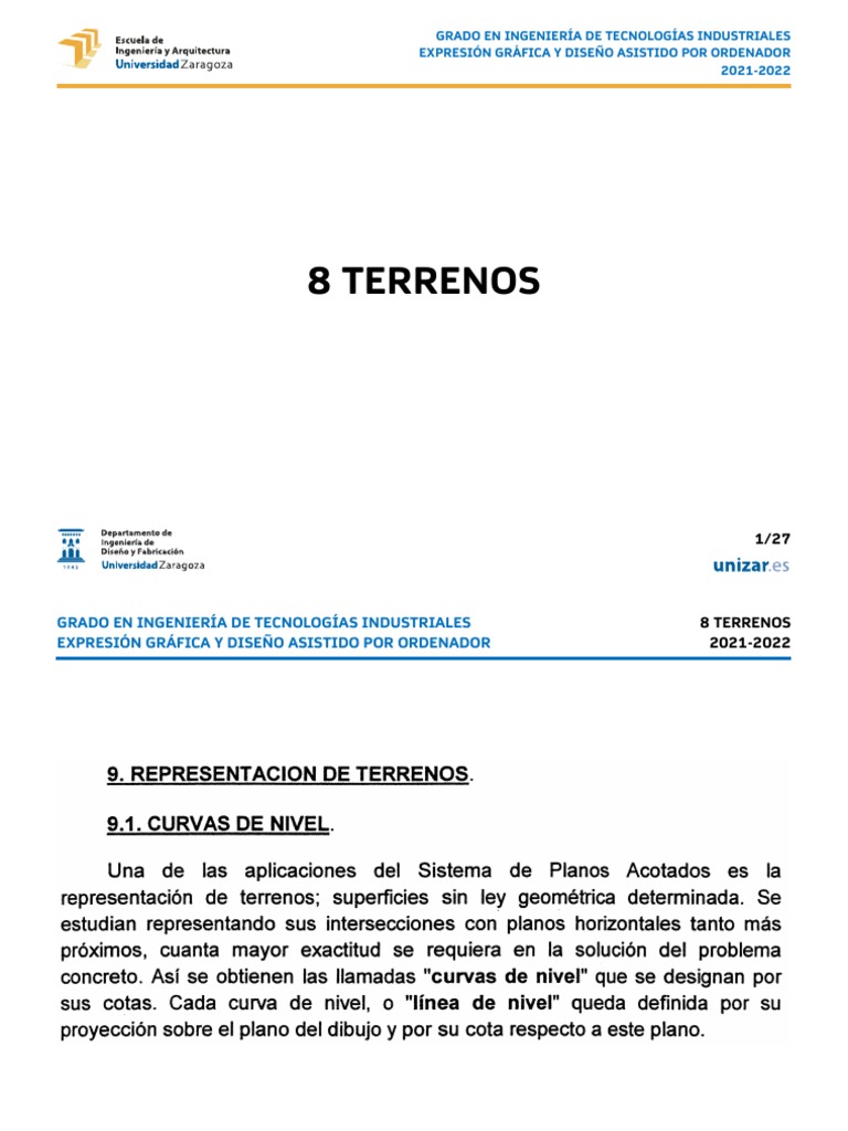 EGDAO 8 Terrenos | PDF | Diseño | Ingeniería