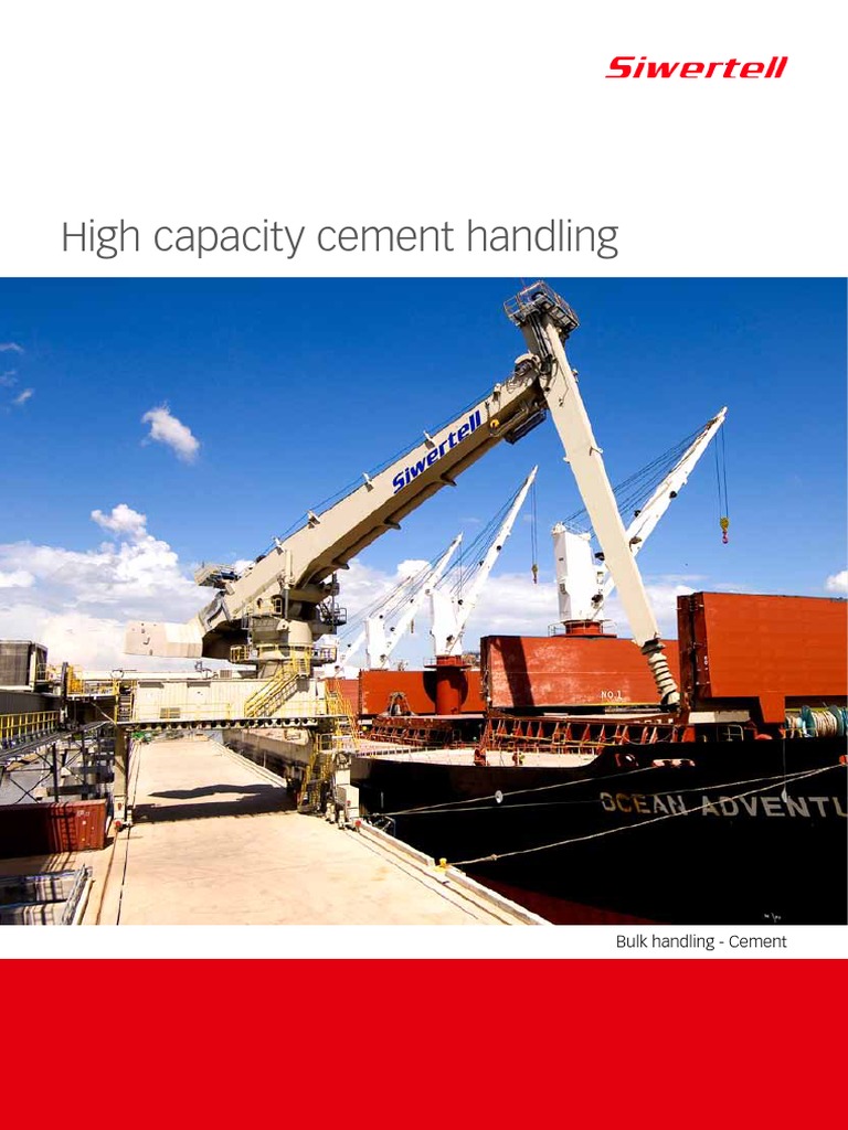 Siwertell Cement Handling | PDF | Cement | Port