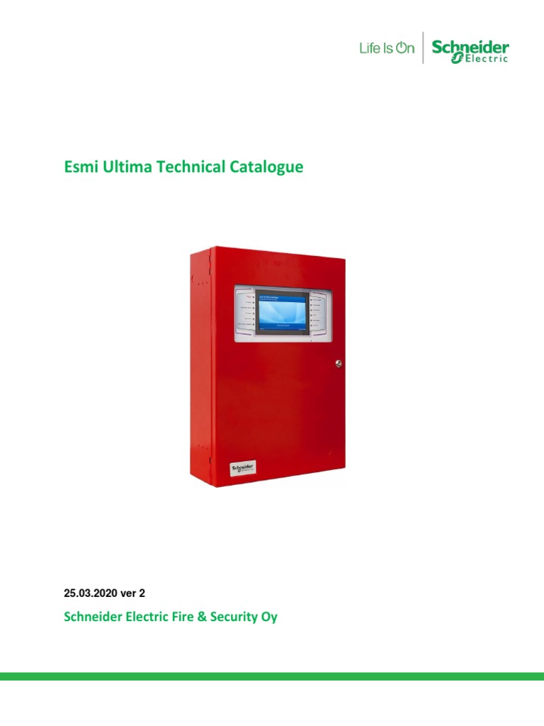 Esmi Ultima Technical Catalogue | PDF | Relay | Sensor