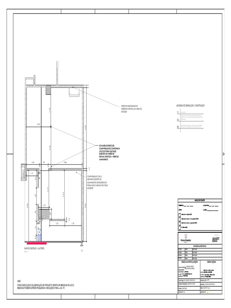 Projeto Arquitetonico Ice Creamy - Lauro de Freitas 29.08 Bases | PDF