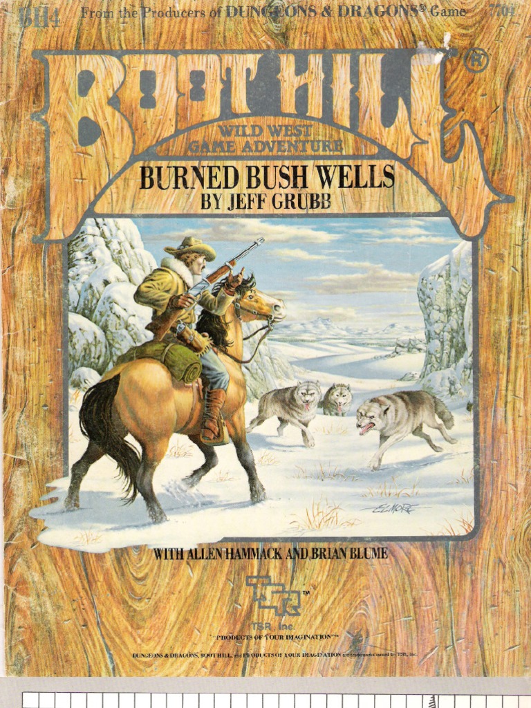Boot Hill - BH4 Burned Bush Wells | PDF