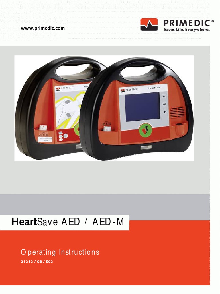 Primedic - Aed | PDF | Cardiopulmonary Resuscitation | Rechargeable Battery