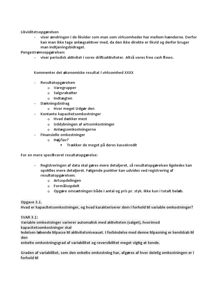 Keypoints Til Forklaring ØS | PDF