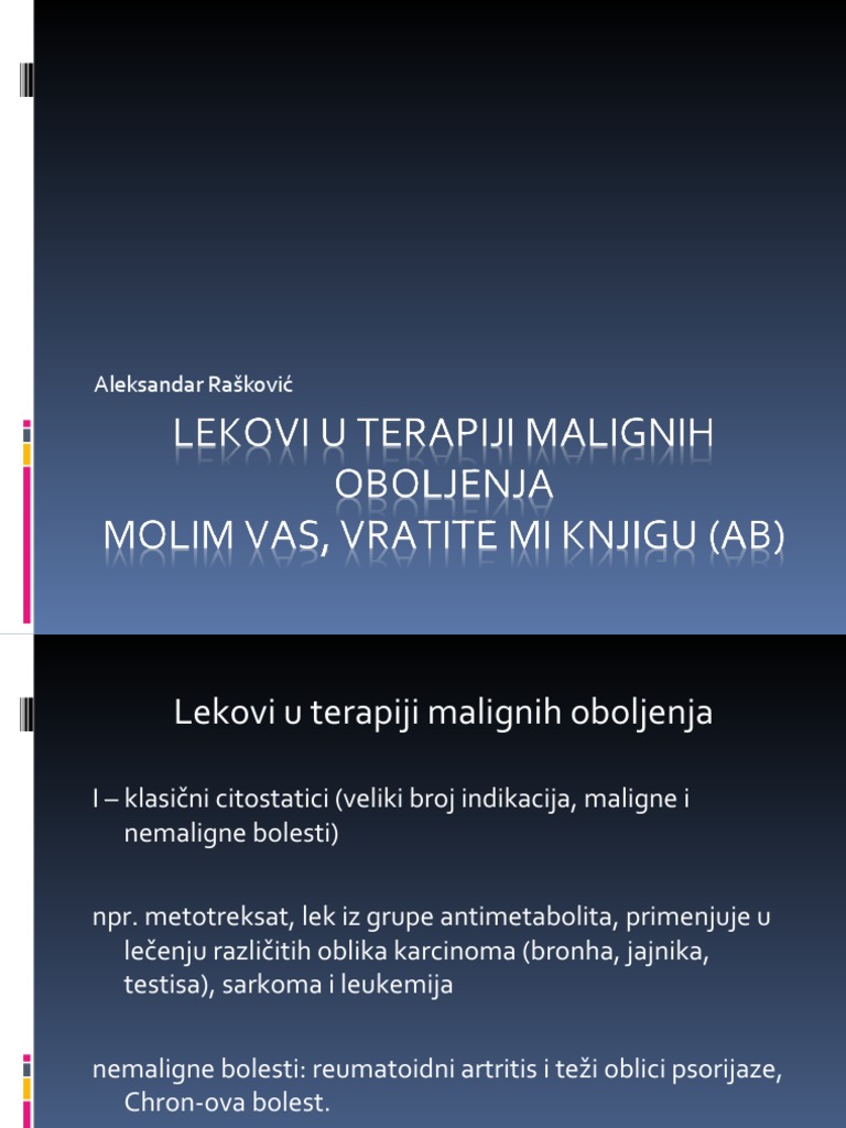 Citostatici AR | PDF