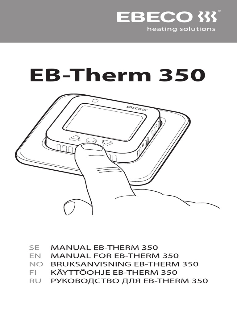 Manual EB-Therm 350 | PDF