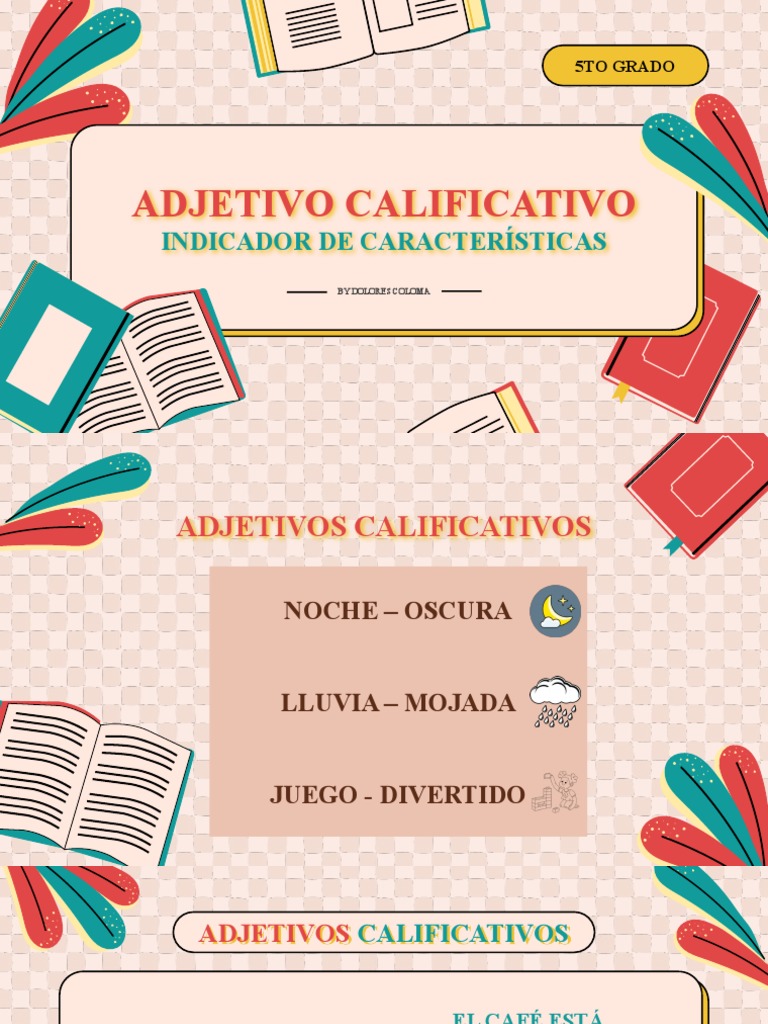 Adjetivos Calificativos | PDF
