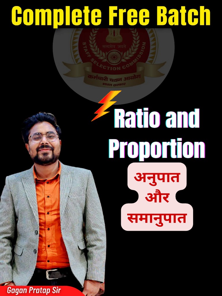 Complete Practice of Ratio and Proportion by Gagan Pratap Sir | PDF ...