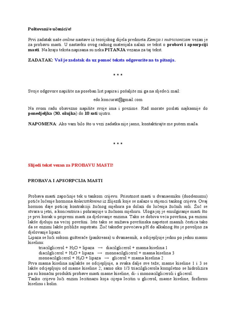 Probava- rad | PDF