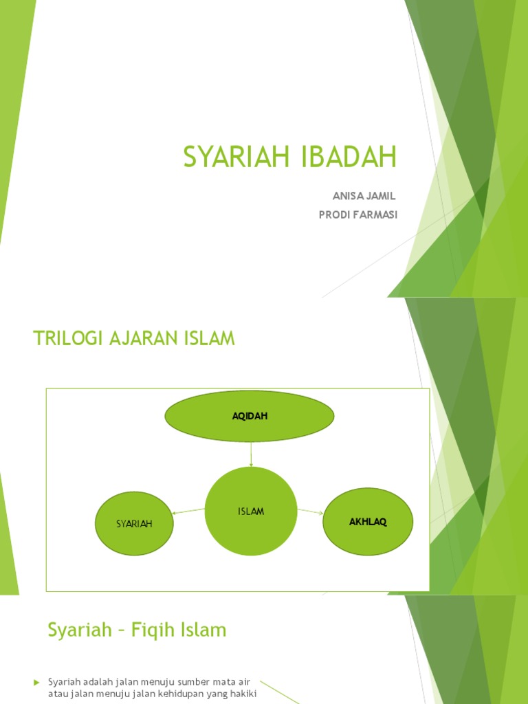 Syariah Ibadah | PDF | Agama & Spiritualitas