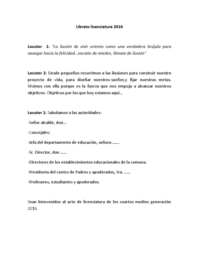 Libreto Licenciatura Cuartos Medios | PDF