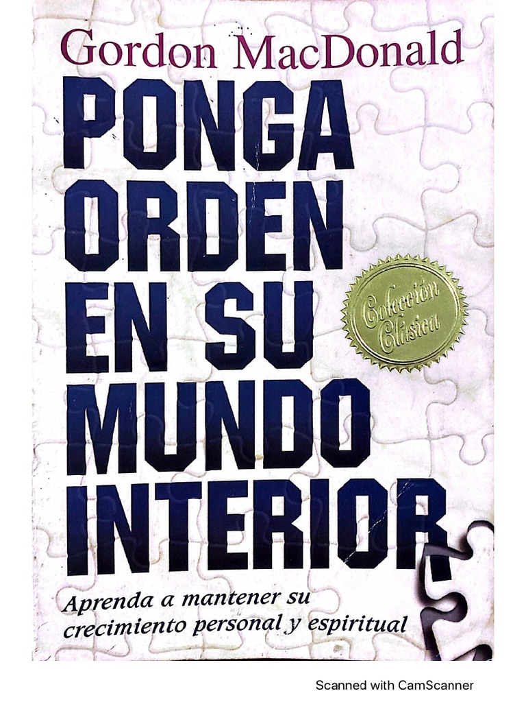 Semana #1 - Ponga Orden en Su Mundo Interior | PDF