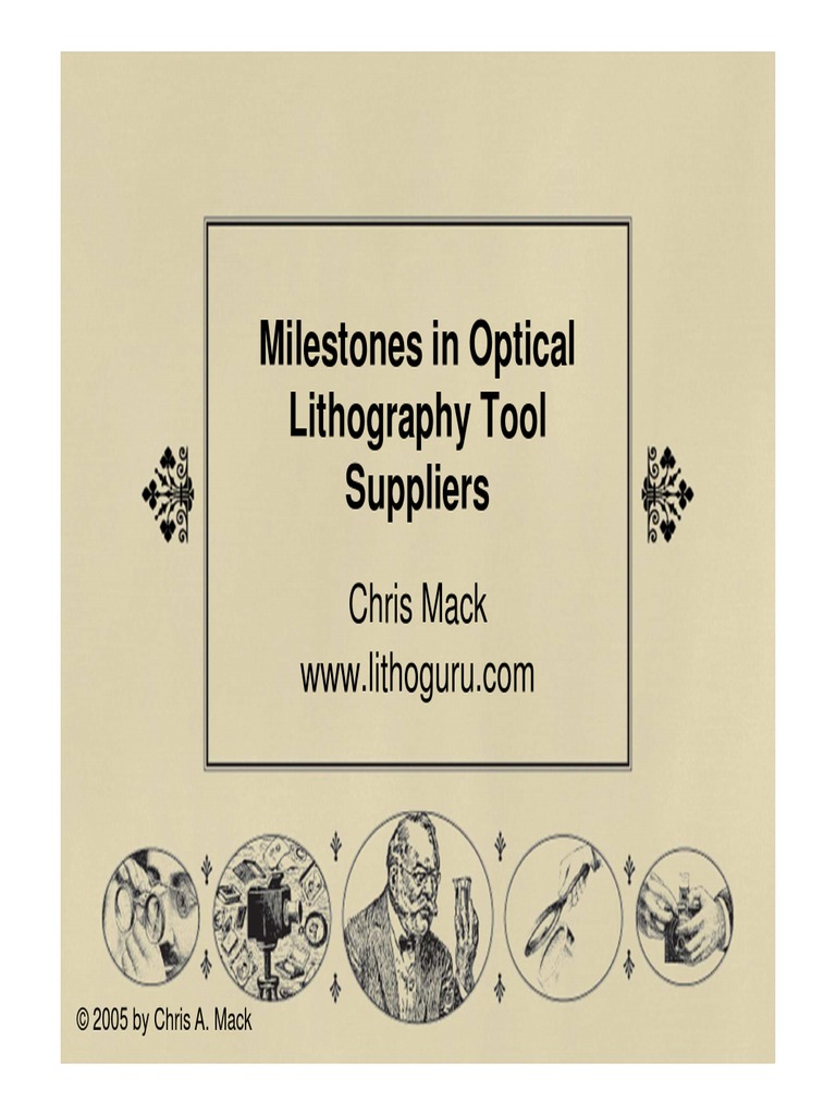 Milestones Tools | PDF | Photolithography | Nikon