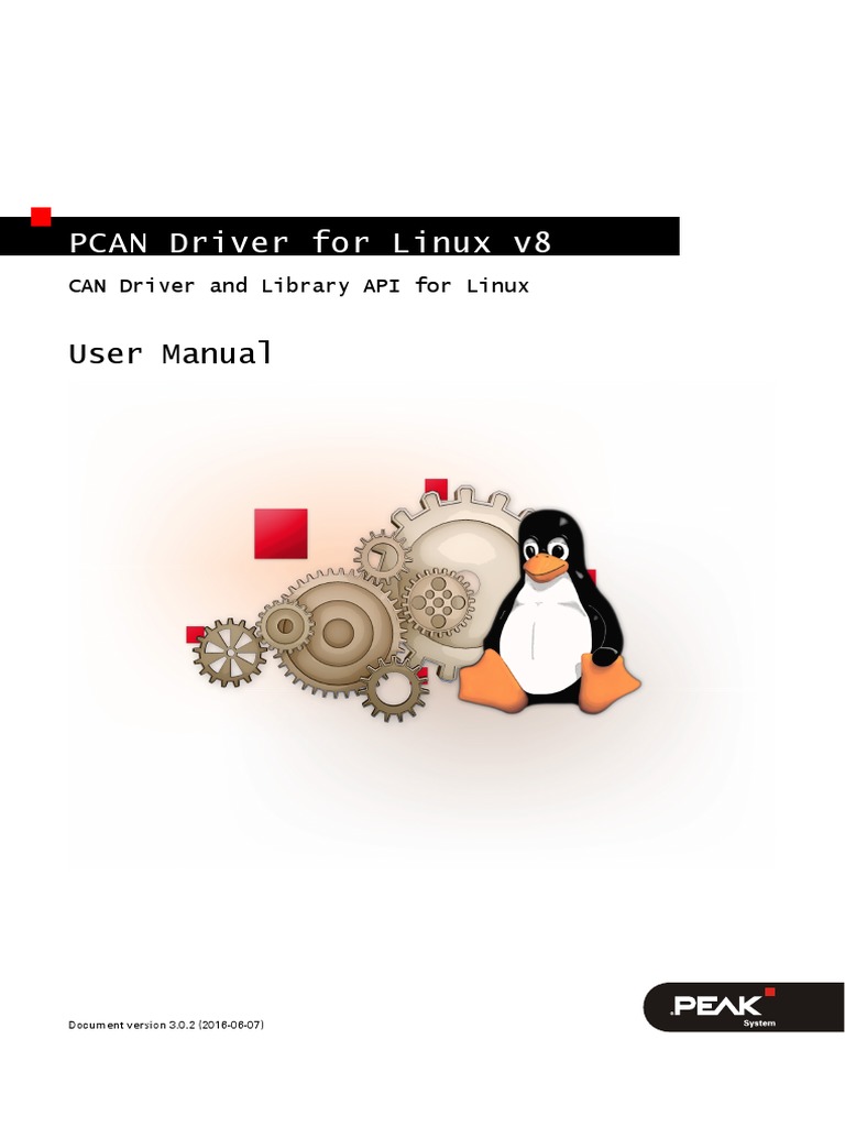 1 Pcan Driver Linux Userman Eng Pdf Device Driver Bit Rate 