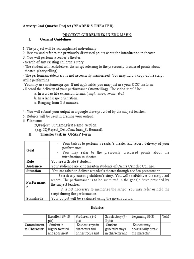 Grade 9 Second Quarter Project | PDF | Human Communication | Cognition