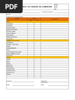Checklist de Luminarias | PDF