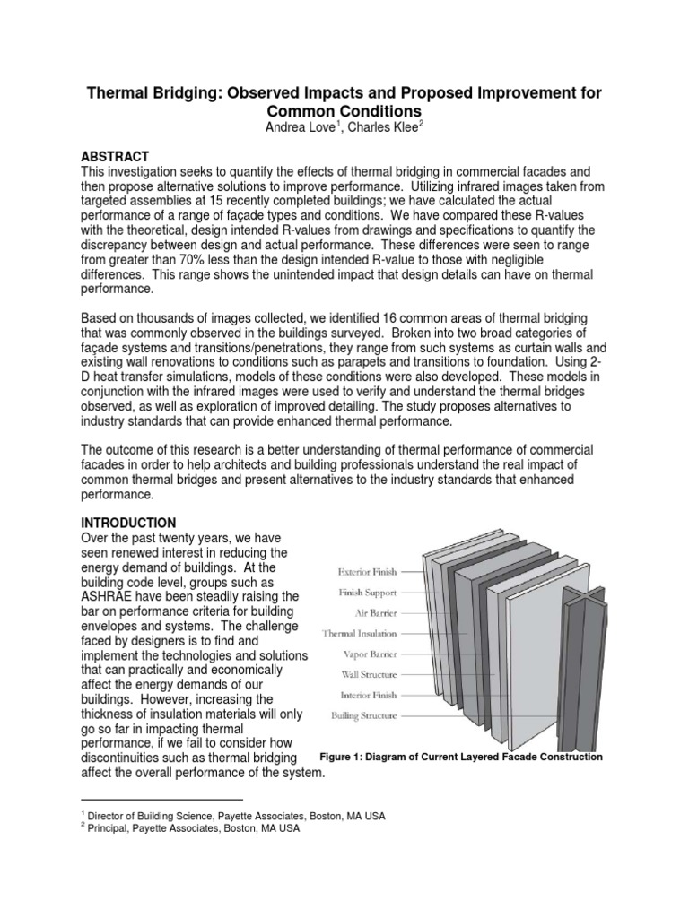 Thermal Bridging | PDF | Building Insulation | Thermal Insulation