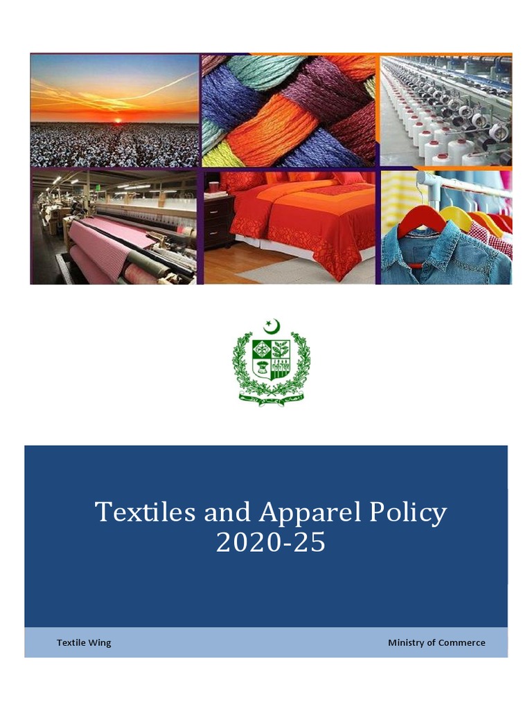 Textiles and Apparel Policy 2020 25 | PDF | Exports | Value Chain