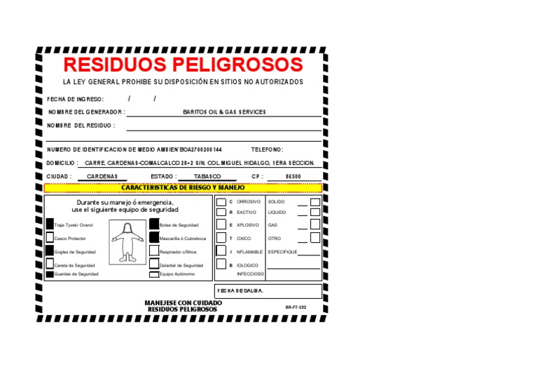 Etiqueta Oficial RP | PDF