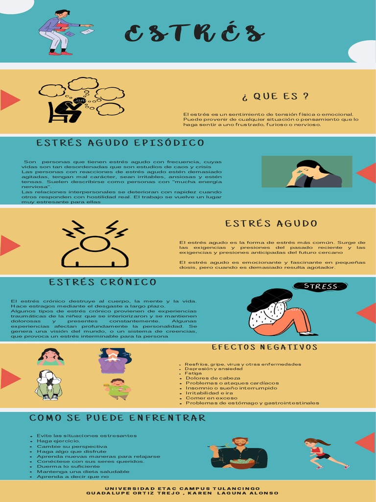 Infografia de Estres | PDF | Estrés (biología) | Causas de la muerte