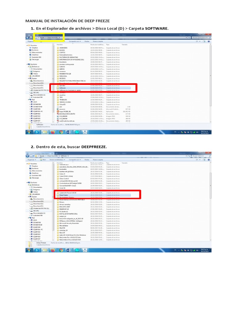 Guía de Instalación de Deep Freeze | PDF