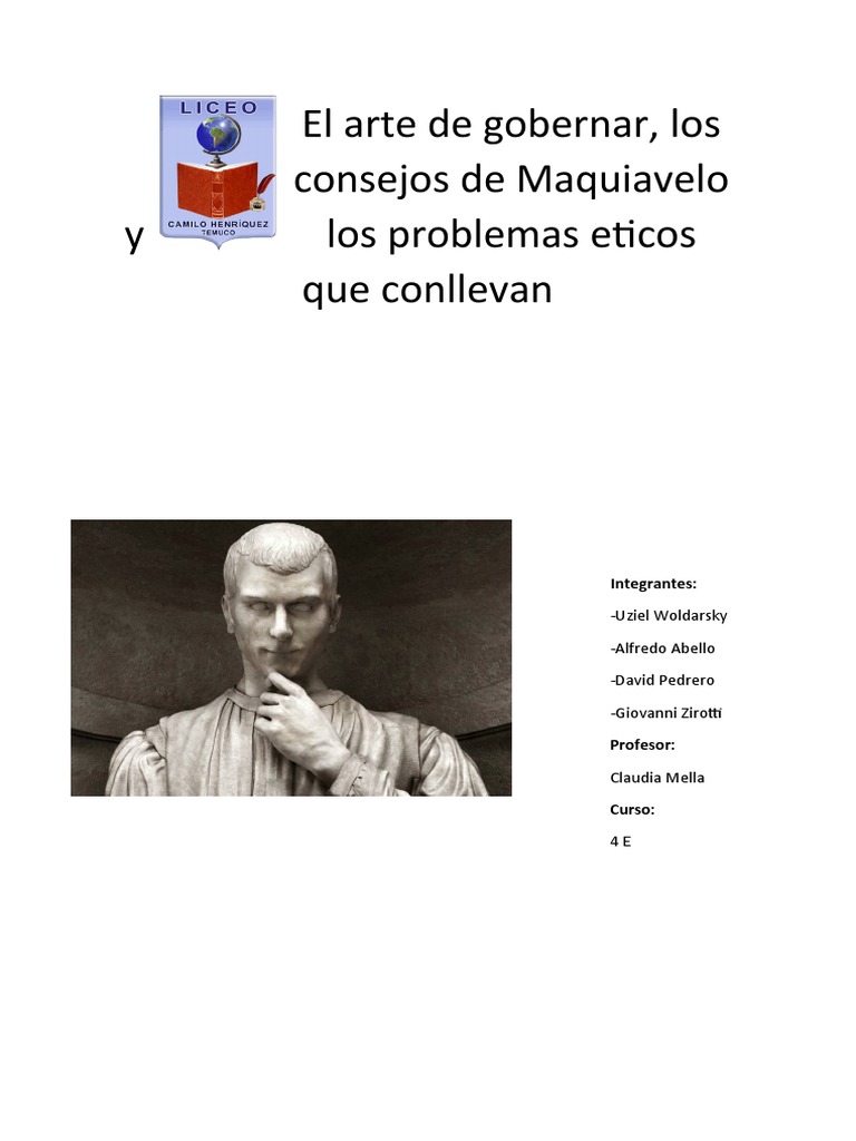 El Arte de Gobernar | PDF | Nicolás Maquiavelo | Liderazgo