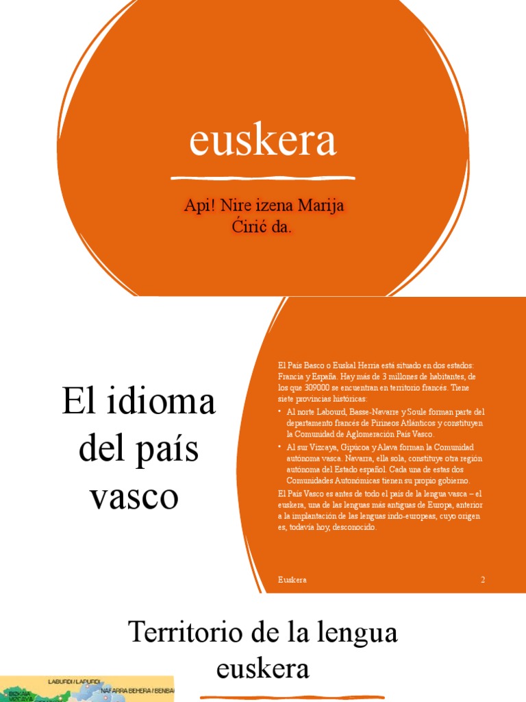 Euskera | PDF | País Vasco (Gran Región) | País Vasco (Comunidad Autónoma)