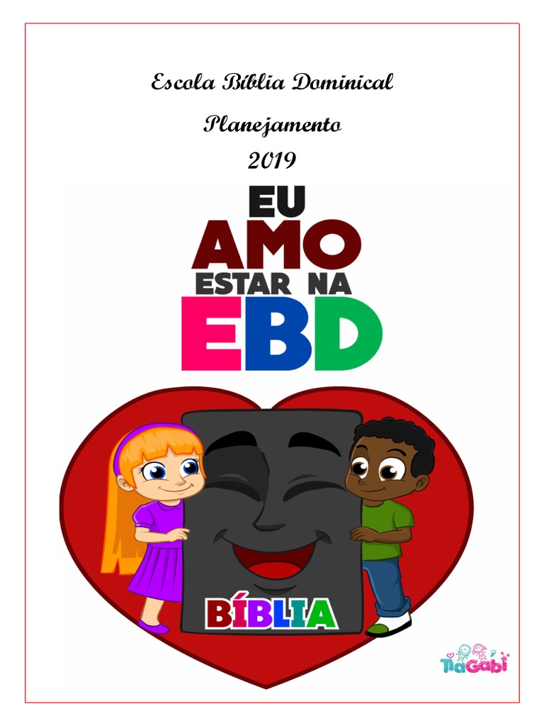 Caderno Da Ebd 2019 Tia Gabi PDF | PDF