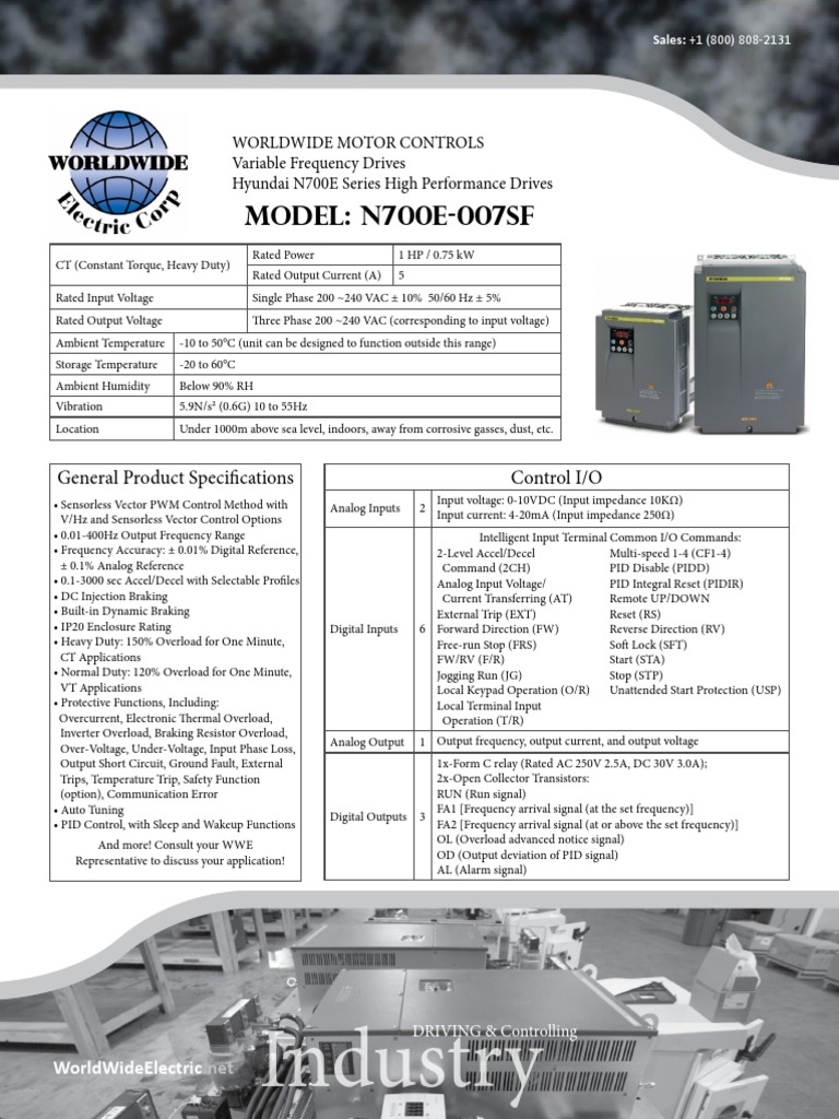 N700e 007SF | PDF | Power Inverter | Electronics