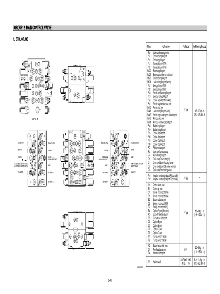 Hyundai 170W ORV Valve Overview | PDF | Pump | Valve
