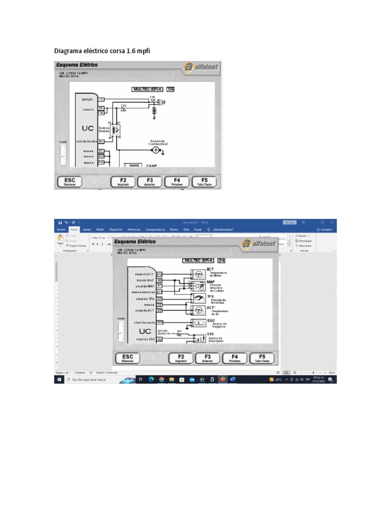 Diagrama Electrico Automotriz Chevrolet Corsa Chevrolet Cors