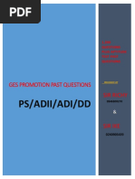 GTLE Past Questions for Teachers | PDF | Learning | Educational Assessment